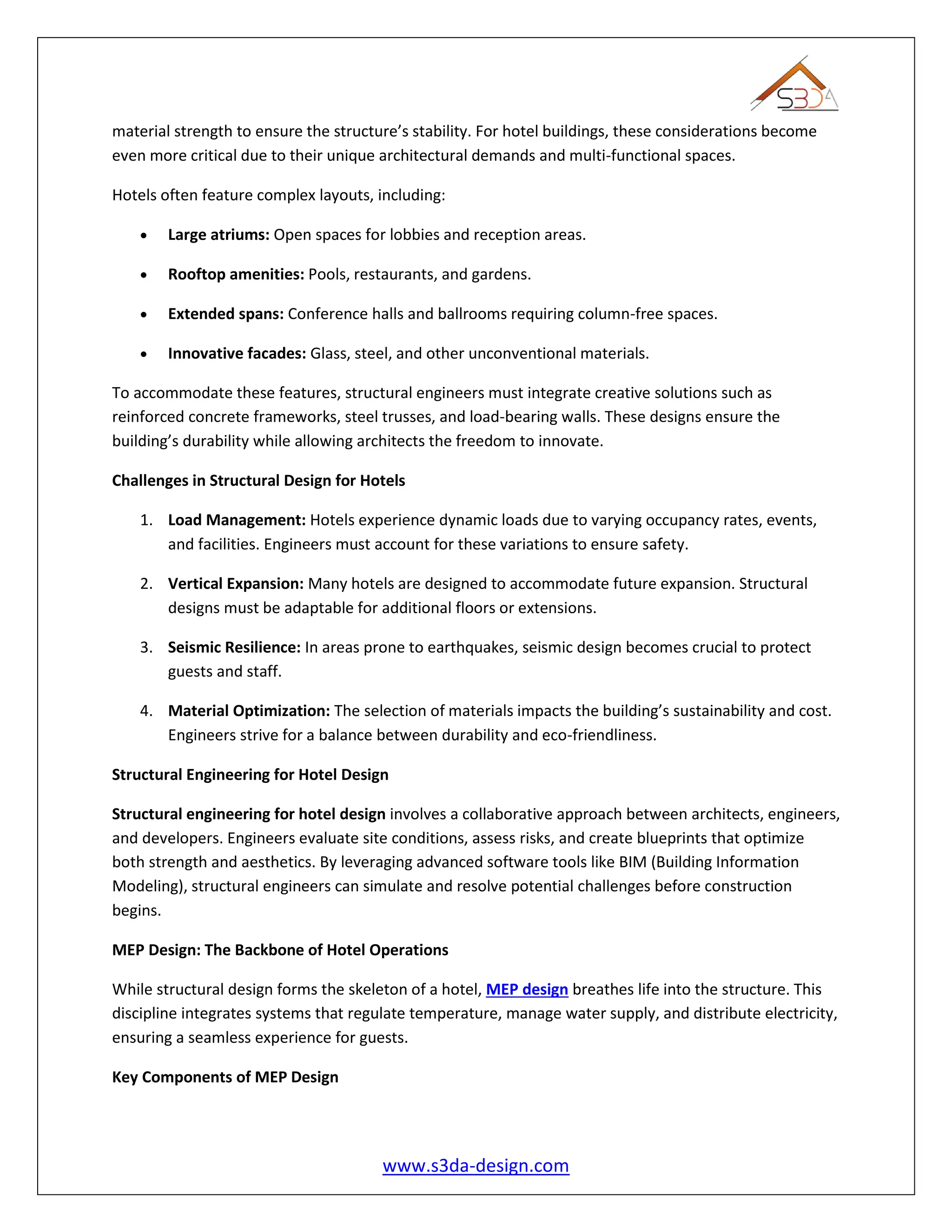 Crafting Excellence in Hotel Construction the Structural and MEP Design.pdf