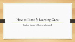 CRAFTING INTERVENTIONS TO ADDRESS LEARNING GAPS.pptx