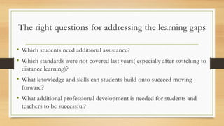 CRAFTING INTERVENTIONS TO ADDRESS LEARNING GAPS.pptx