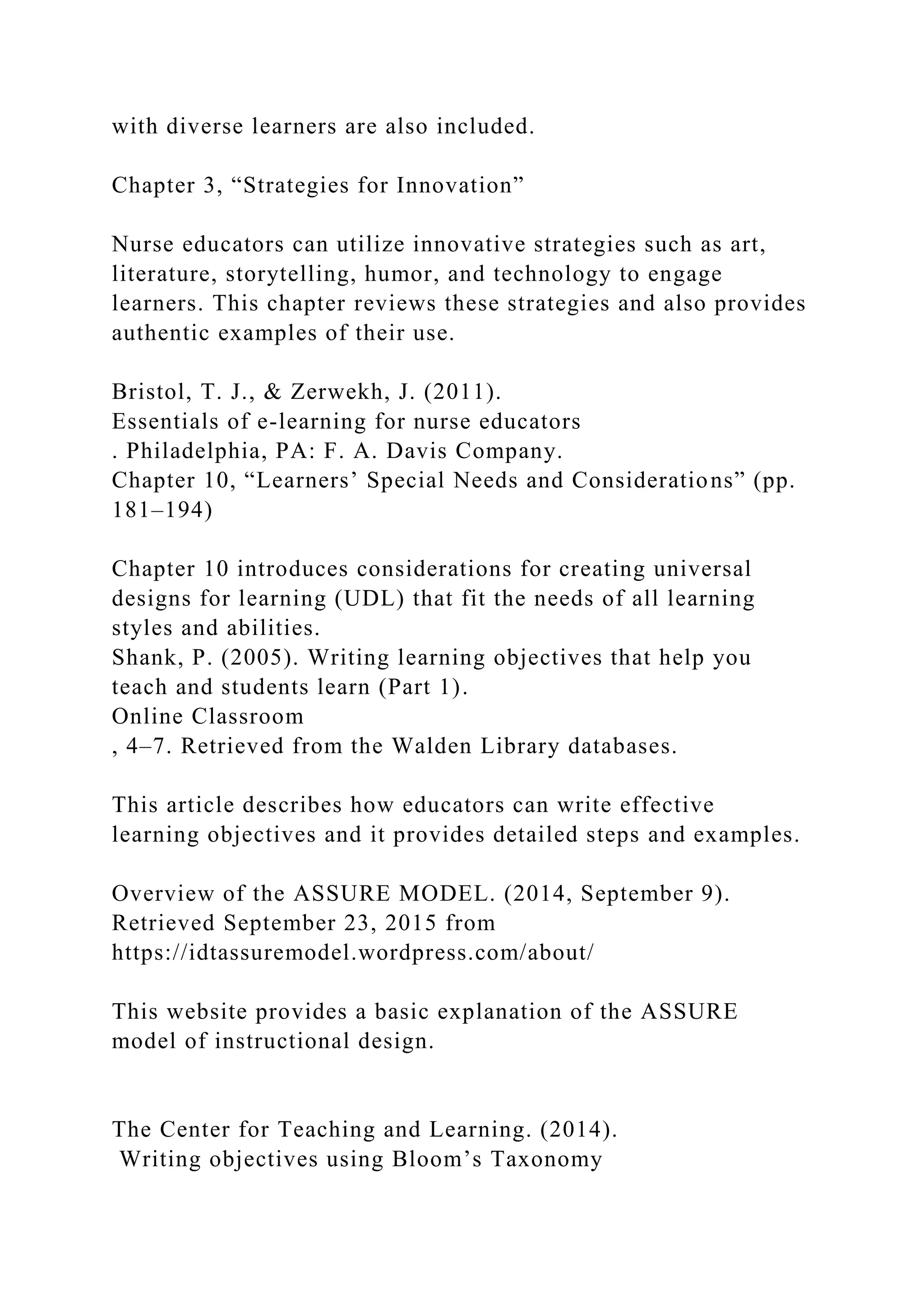 Crafting Meaningful and Measurable Learning ObjectivesLearning o.docx