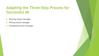 Crafting message for electronic media | PPTX