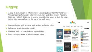 Crafting message for electronic media | PPTX