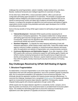 Embrace Self-Healing App UI Automation with UiPath Consulting Services ...