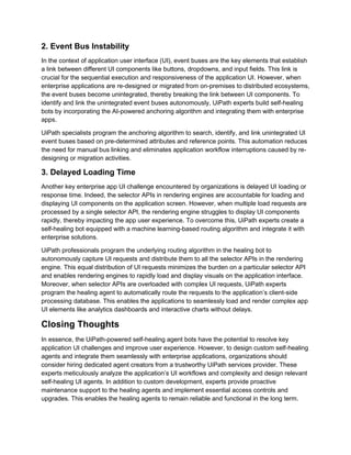 Embrace Self-Healing App UI Automation with UiPath Consulting Services ...