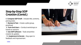 Crafting Standard Operating Procedures: The Key to Operational ...