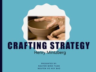 Crafting strategy | PPTX