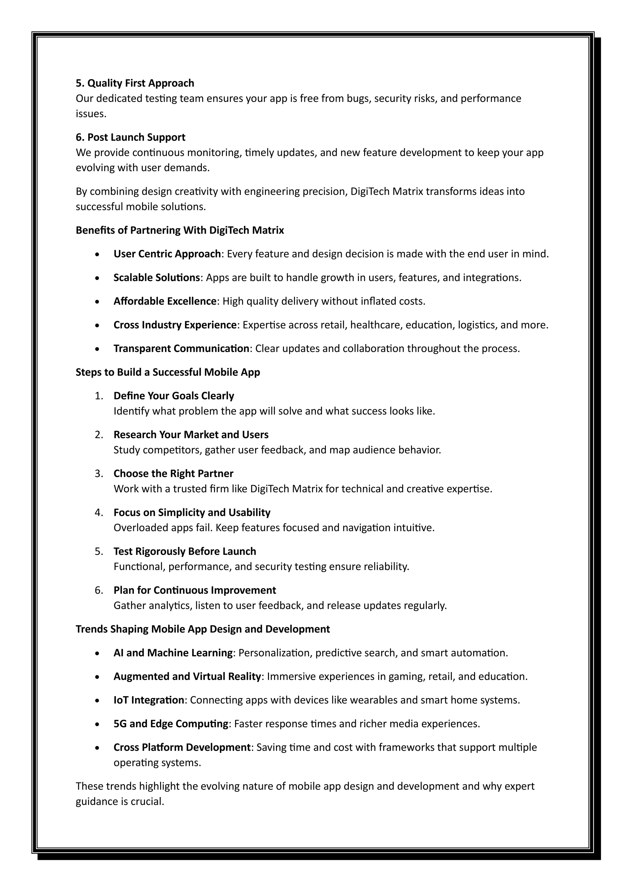 Crafting Success With Mobile App Design and Development | PDF
