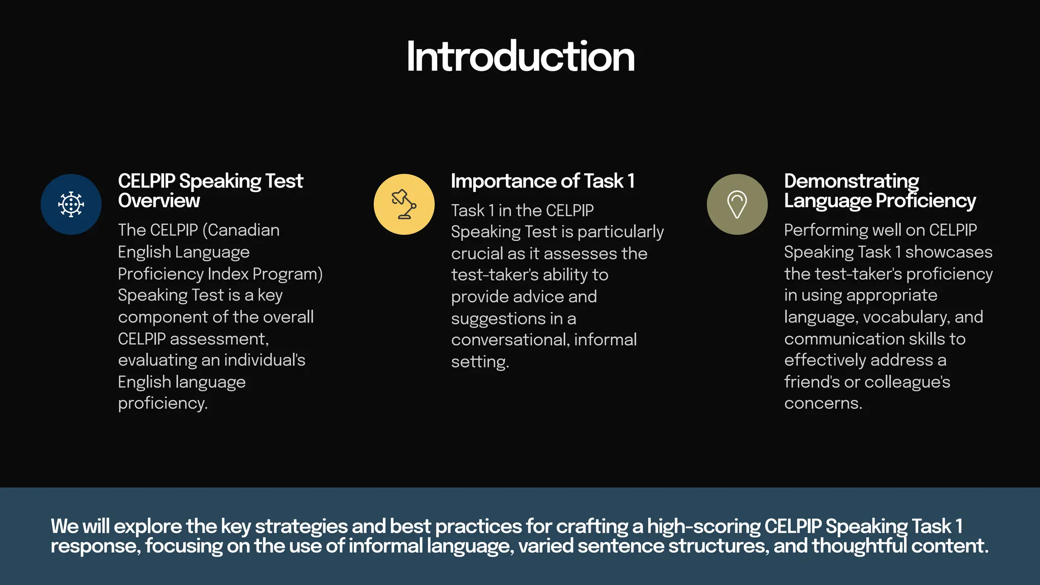 Crafting the Best CELPIP Speaking Task 1 Response | PDF