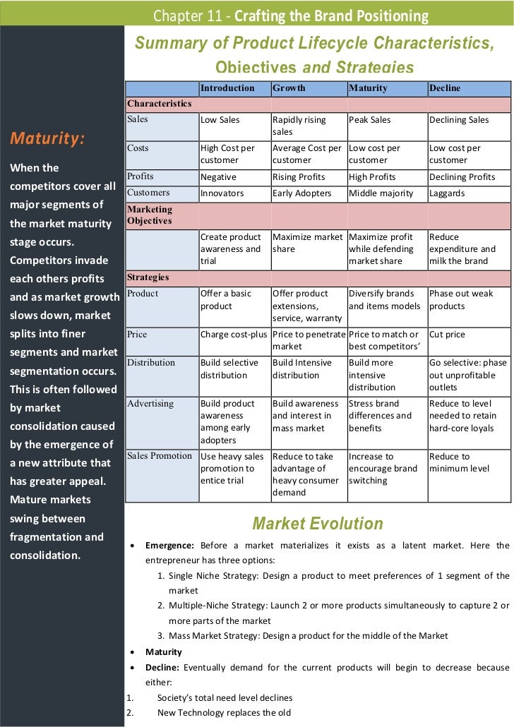 Crafting the brand positioning 11