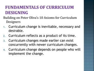 Crafting the curriculum | PPTX