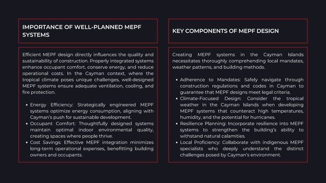 MEPF Designs Excellence in the Cayman Islands | PDF