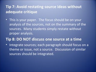 Crafting the literature review | PPT
