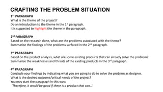 Crafting the problem situation, design brief and specifications | PPT