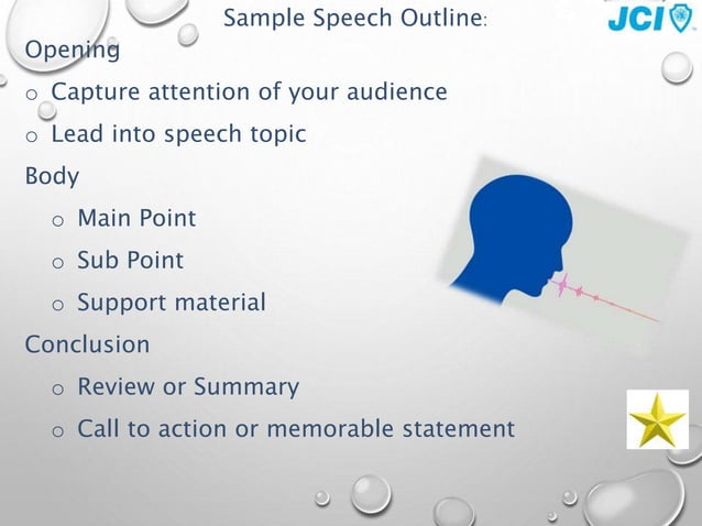 Crafting the speech | PPT