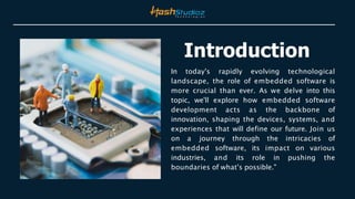 Crafting Tomorrow's Technology Your Guide to Embedded Software ...