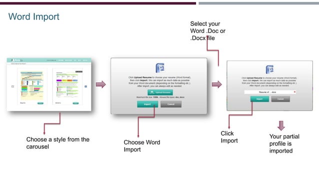 Crafting your first visual resume with picto cv | PPT