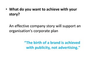 Crafting Your Story | PPTX