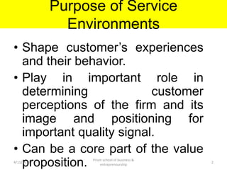 Craftinng the services environment | PPTX