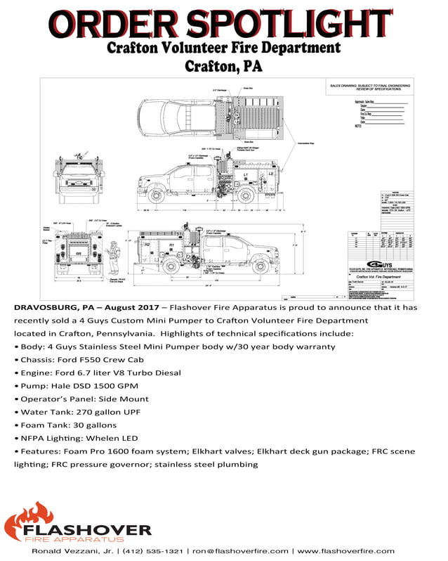 Order Spotlight - Crafton Volunteer Fire Department | PDF