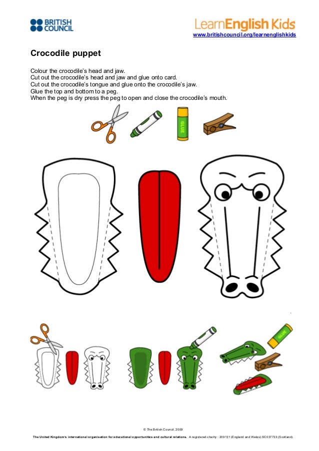 Art Crafts Crocodile Art Crafts Crocodile