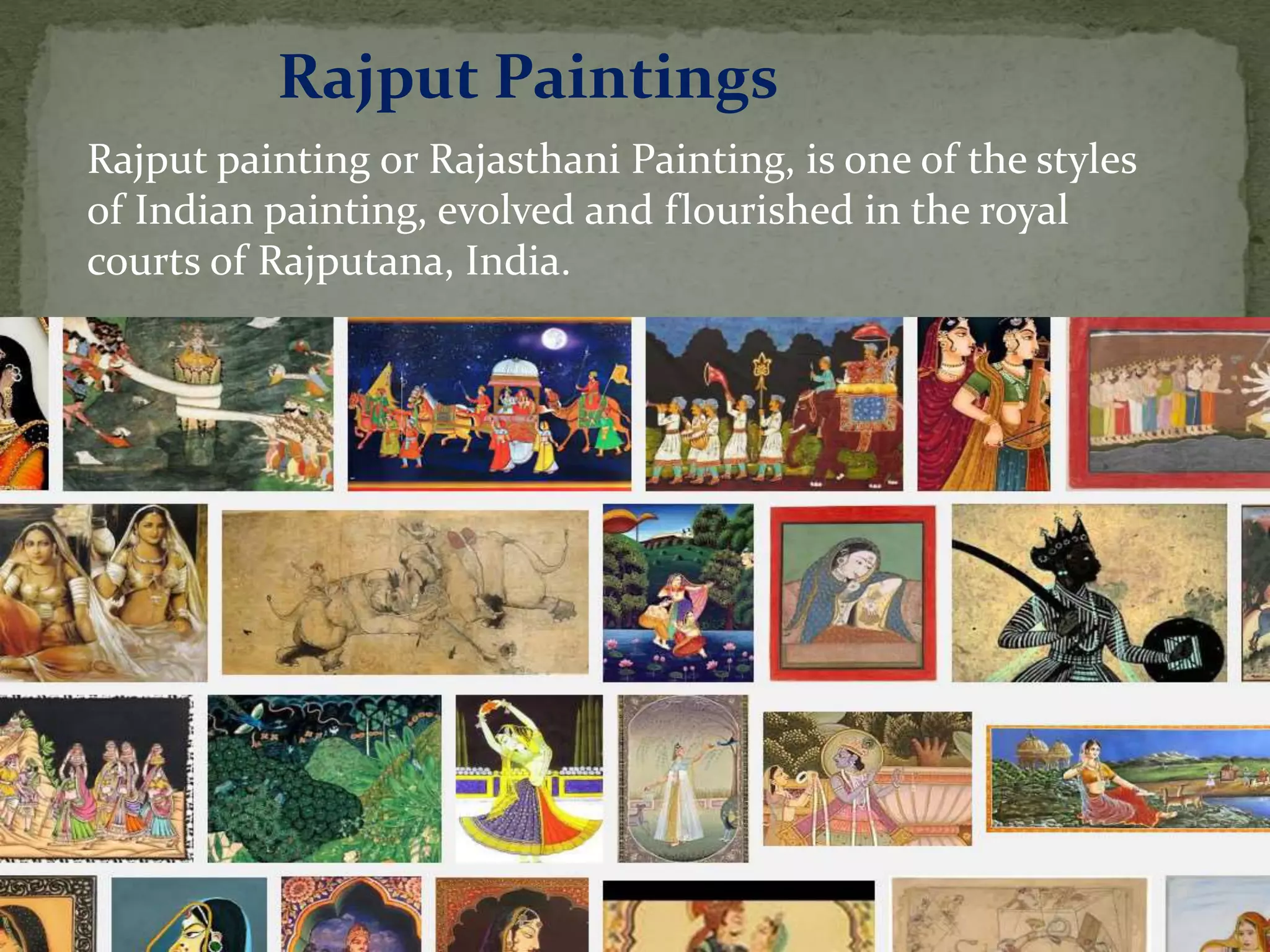 Craftsmanship & types of indian paintings | PPTX