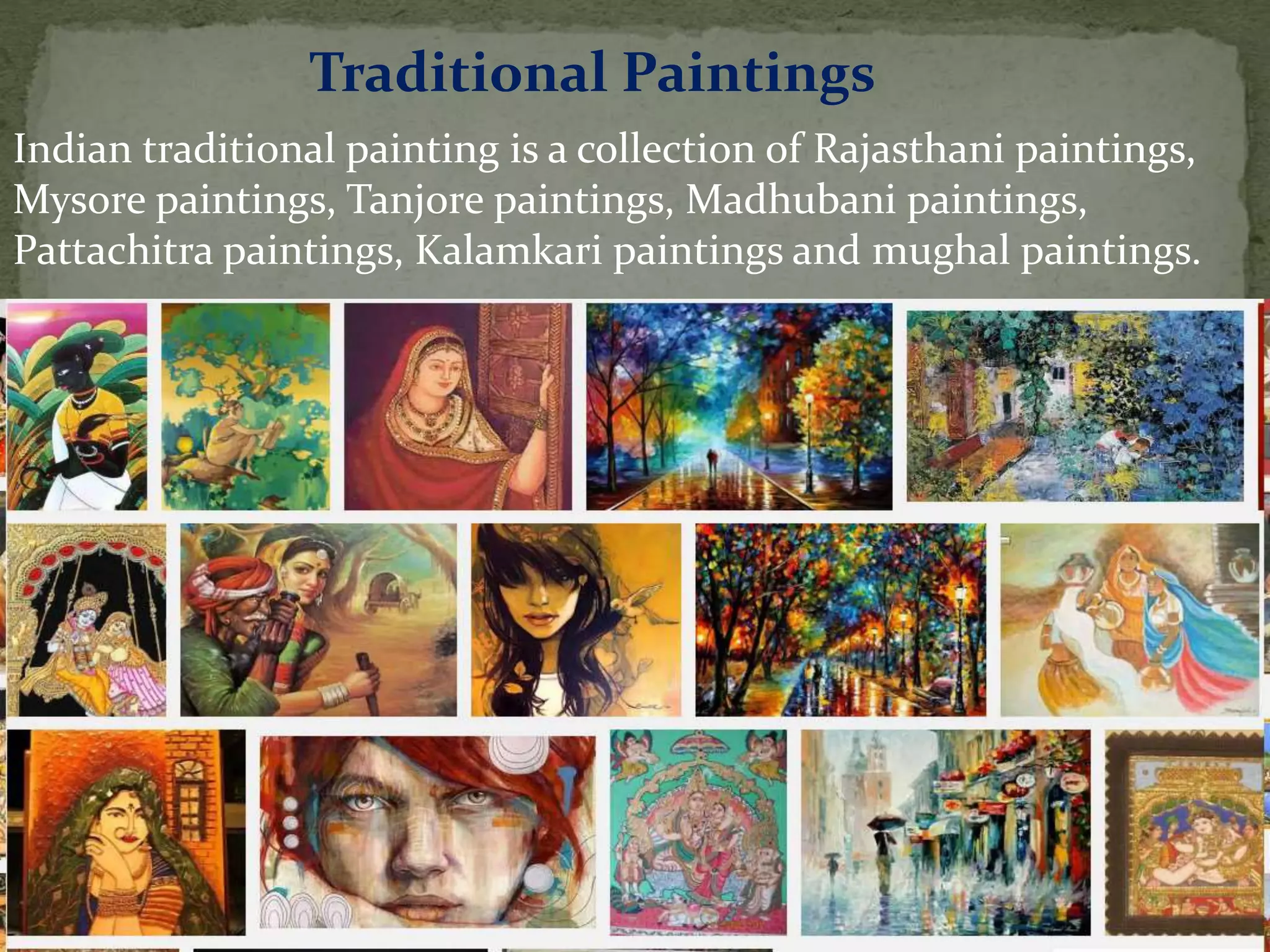 Craftsmanship & types of indian paintings | PPTX