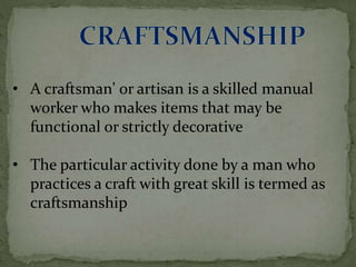 Craftsmanship & types of indian paintings | PPTX
