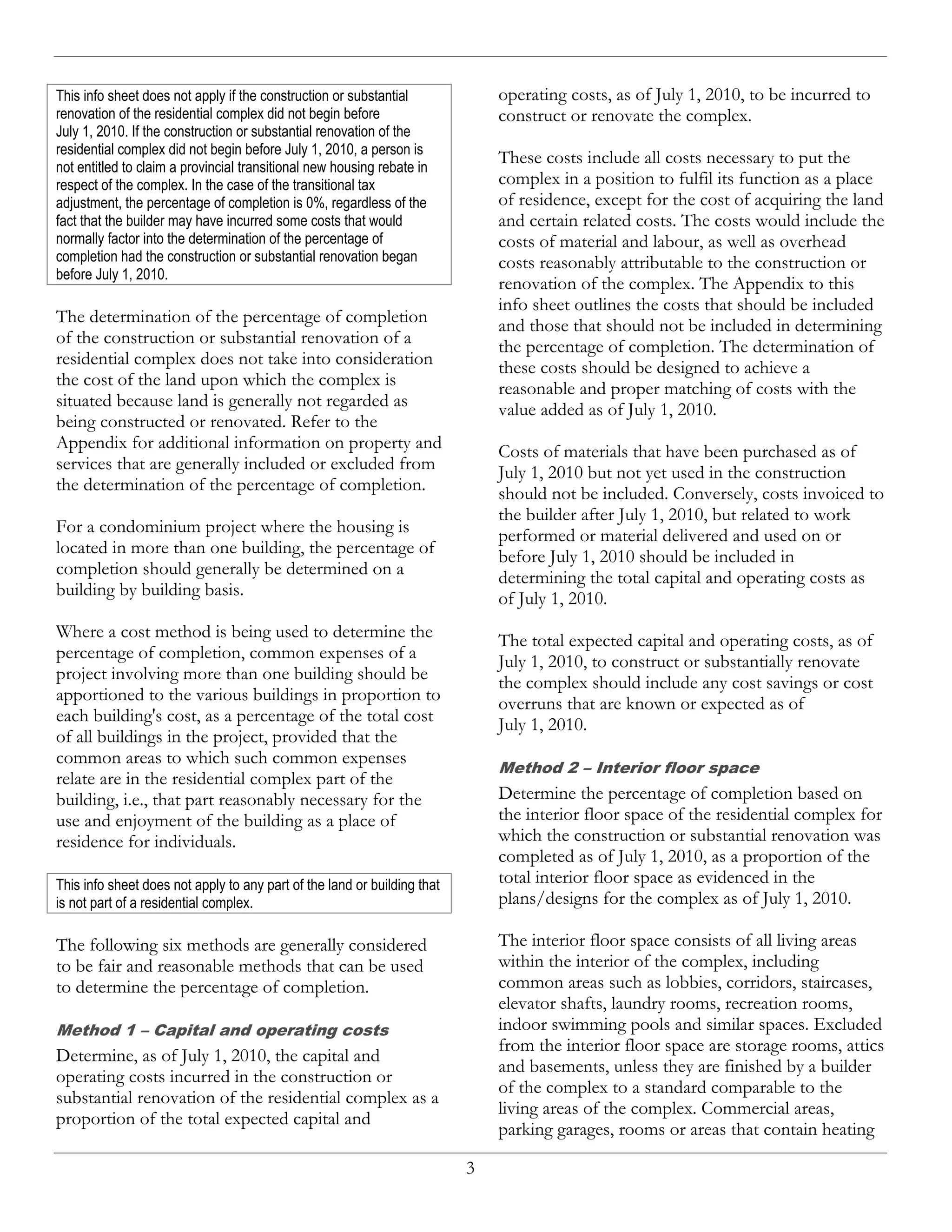 Cra gst hst_info_sheet_july_2010 | PDF