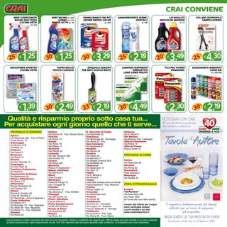 Offerte CRAI dal 10 al 21 settembre | PDF