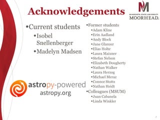 Python for variable star astronomy: A status report | PDF