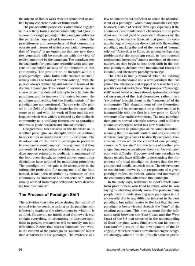 Craig b. payne the past, present and future of podiatric biomechanics ...