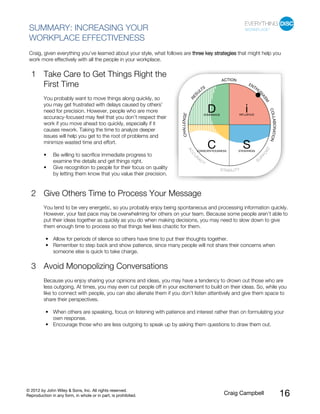 New DiSC workplace profiles | PDF
