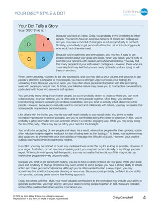 New DiSC workplace profiles | PDF