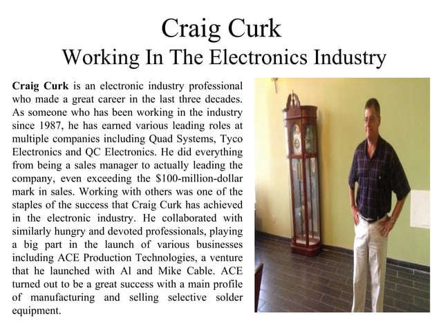 Craig Curk - QC Electronics | PPT