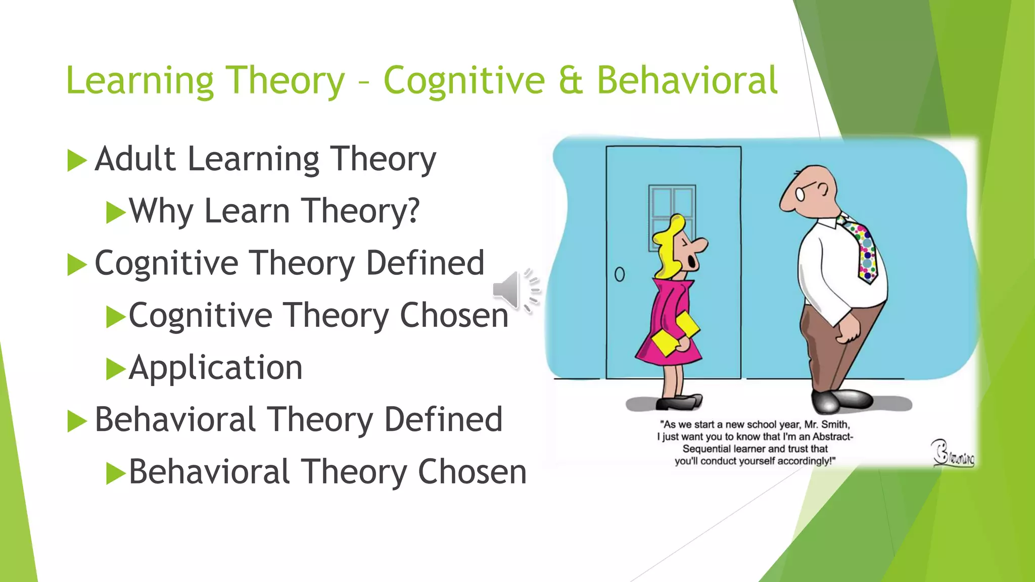 Learning Theory | PPTX