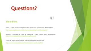 Learning Theory | PPTX