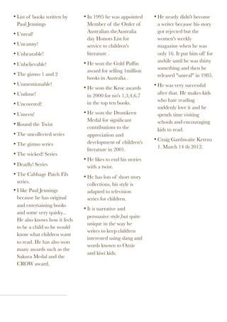 Craig paul jennings | PAGES