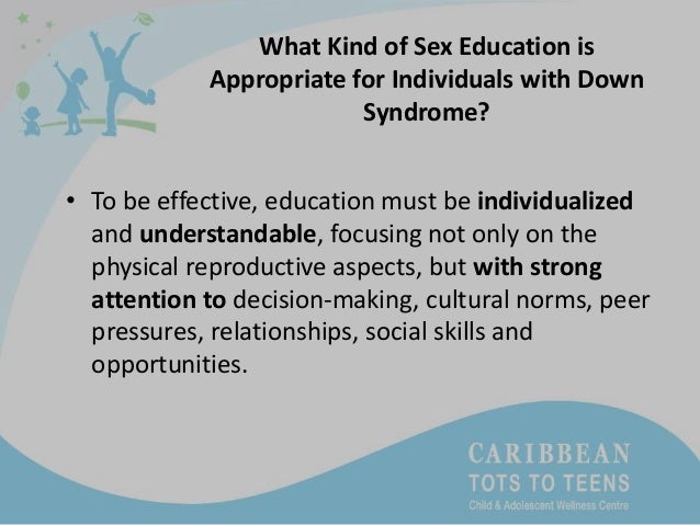Physical And Sexual Development Of Individuals With Down Syndrome