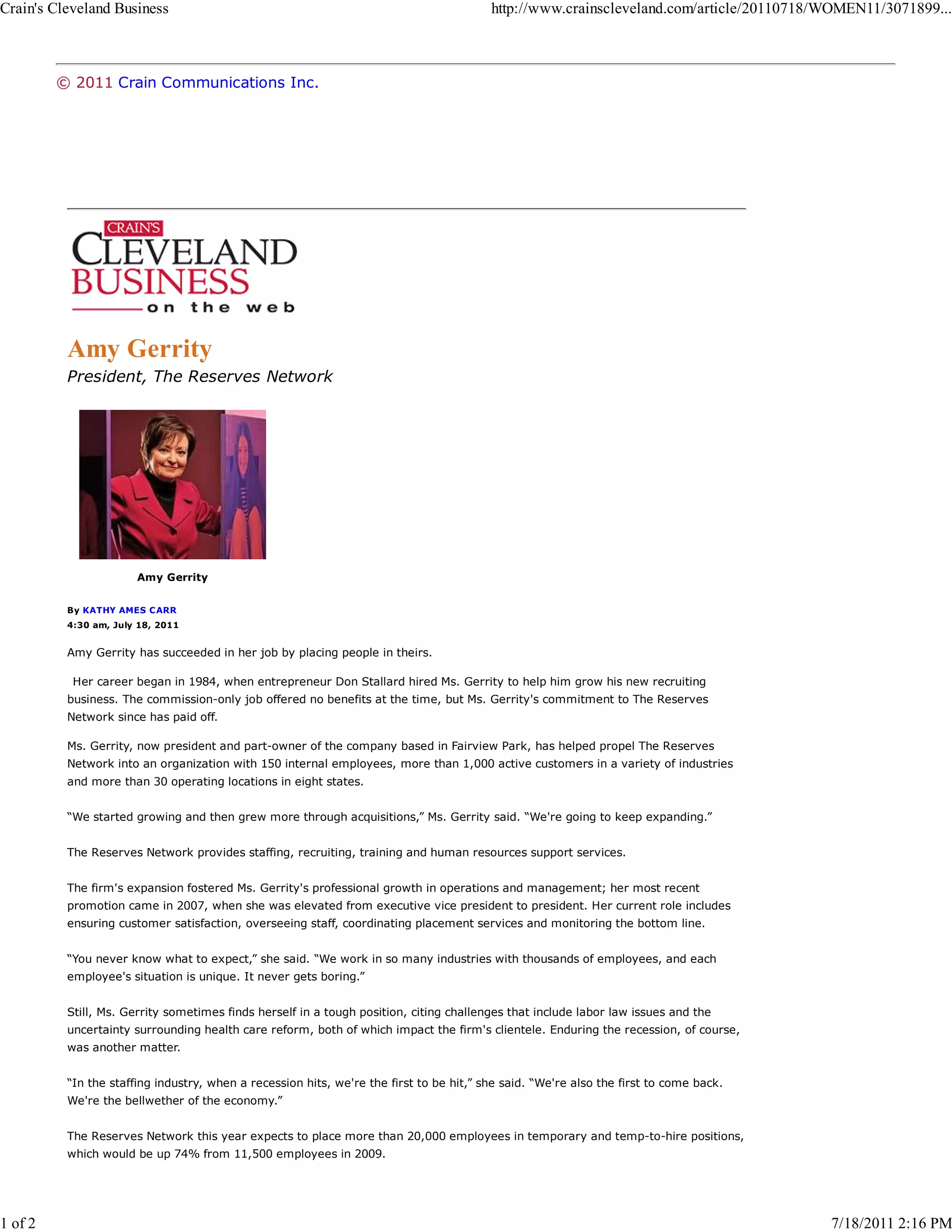 Crains Cleveland Business | PDF