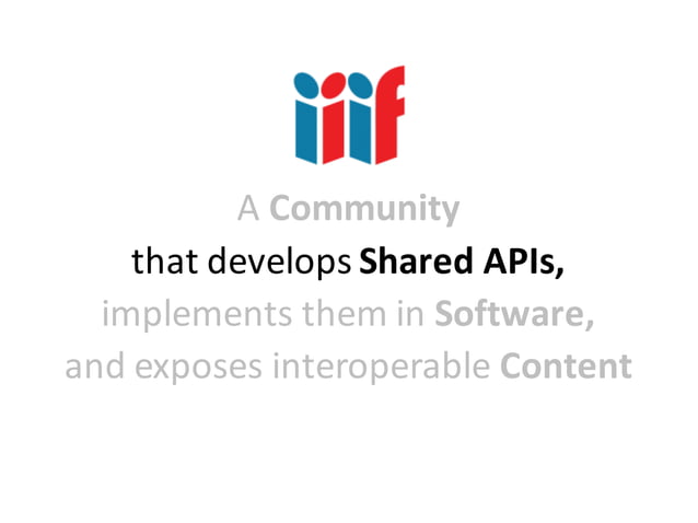 Cramer - International Image Interoperability Framework (IIIF) | PPT