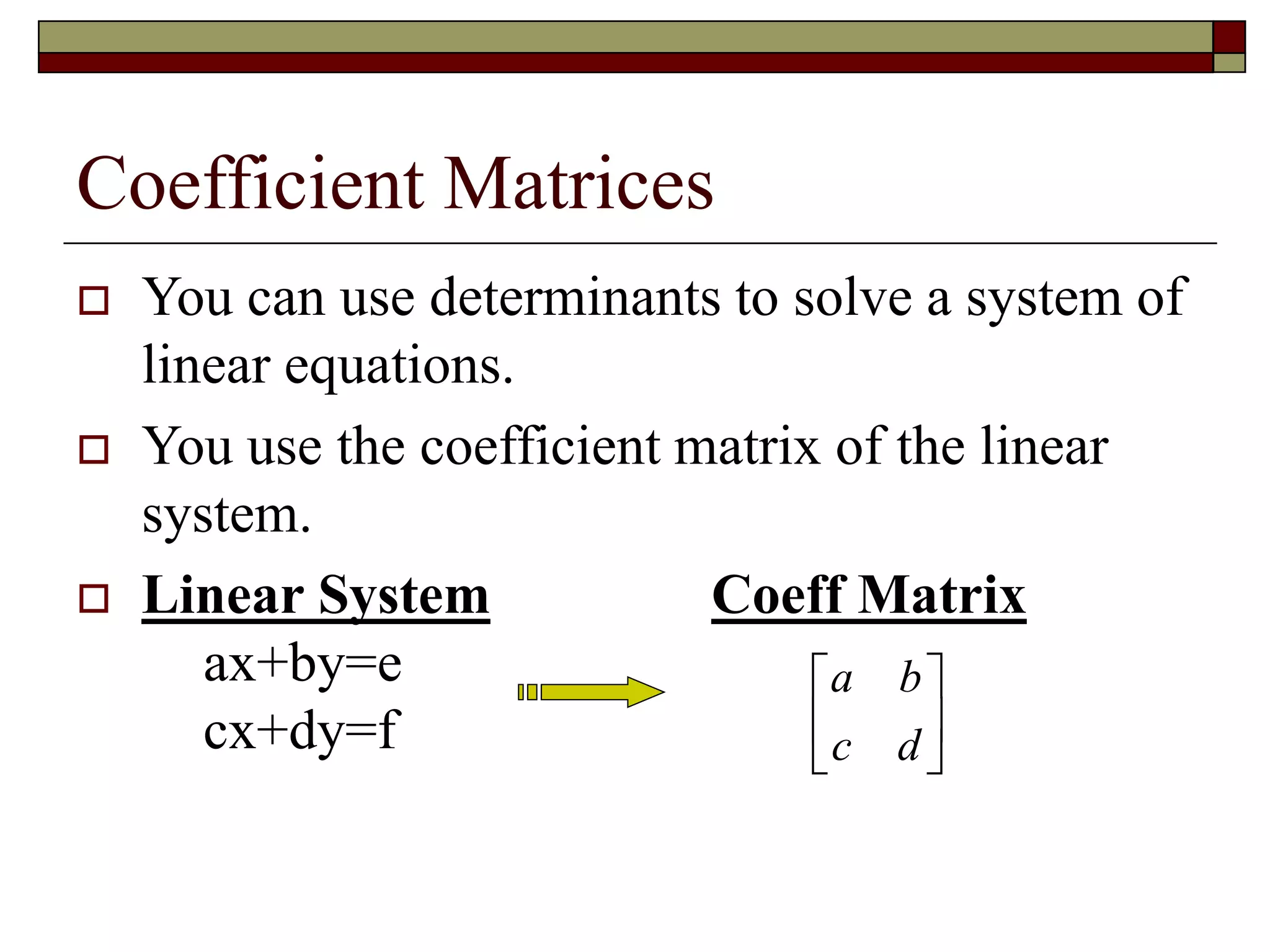 Cramer's Rule.ppt