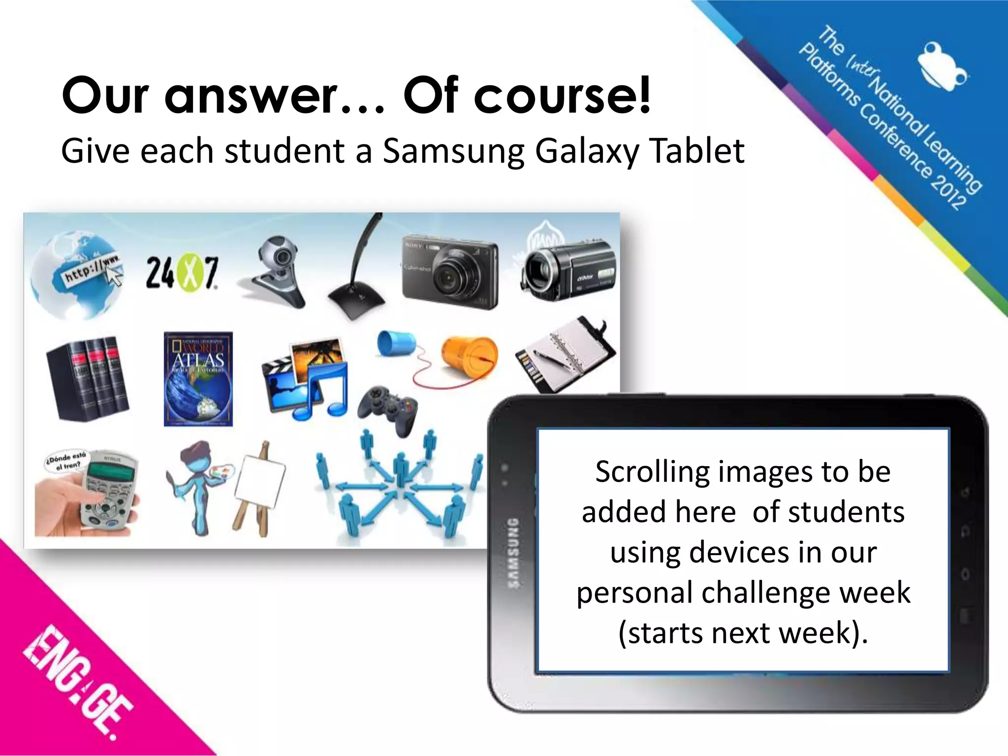 Cramlington Learning Village Presentation from #frog12 | PPT