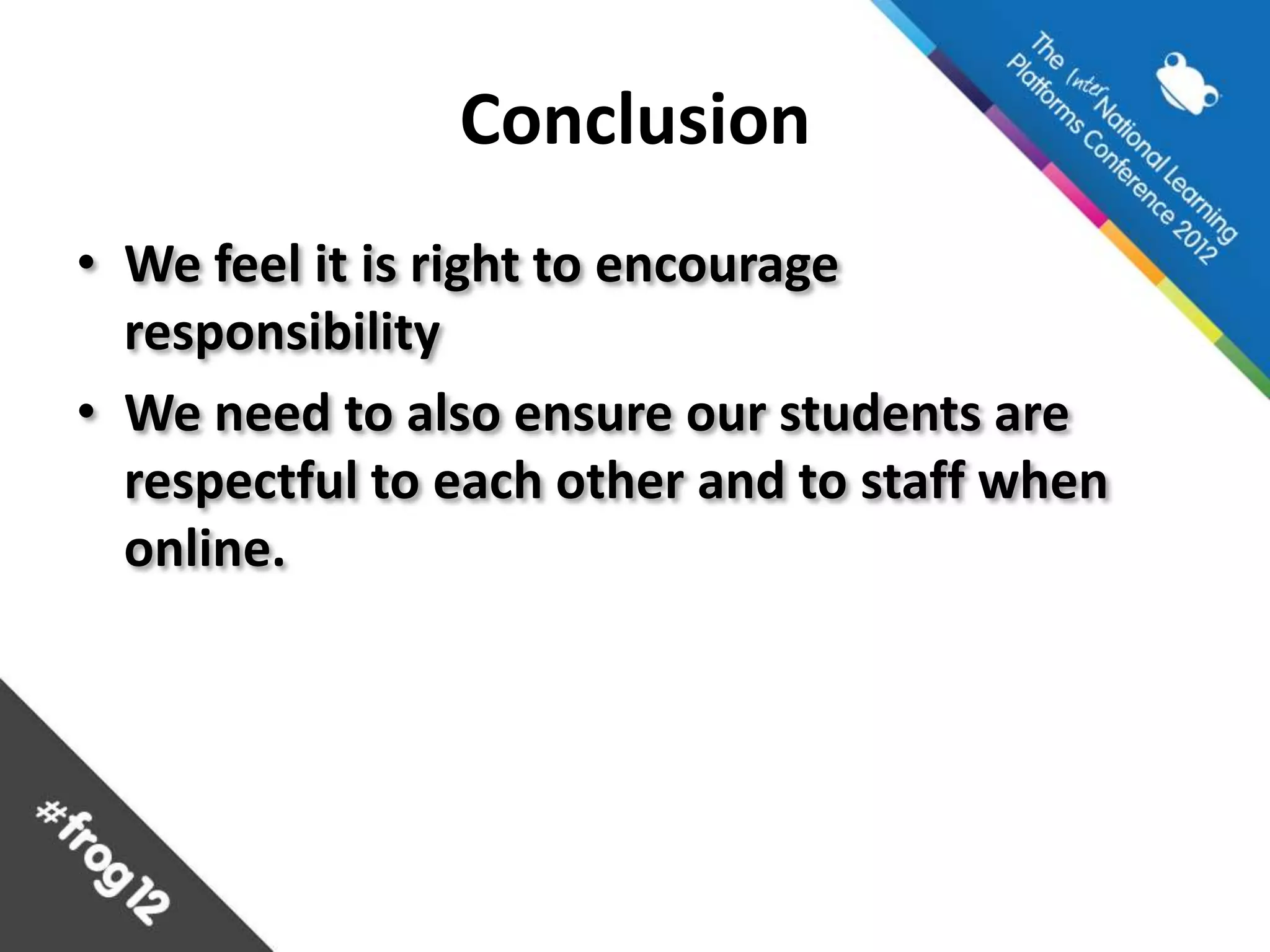 Cramlington Learning Village Presentation from #frog12 | PPT