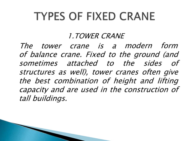 Cran and its types | PPTX