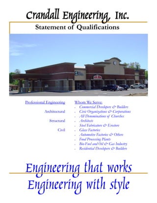 Capital Needs Assessment Provider - Statement of Qualifications | PDF