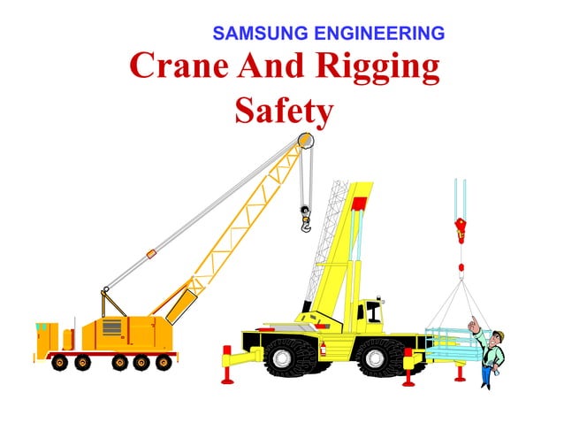 Crane-Rigging-Lifting lifting preacitions | PPTX