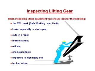 Crane-Rigging-Lifting lifting preacitions | PPTX