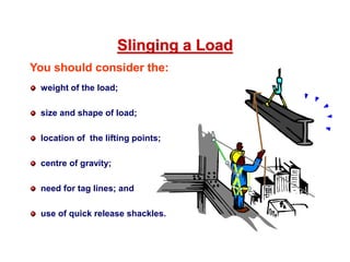 Crane-Rigging-Lifting lifting preacitions | PPTX