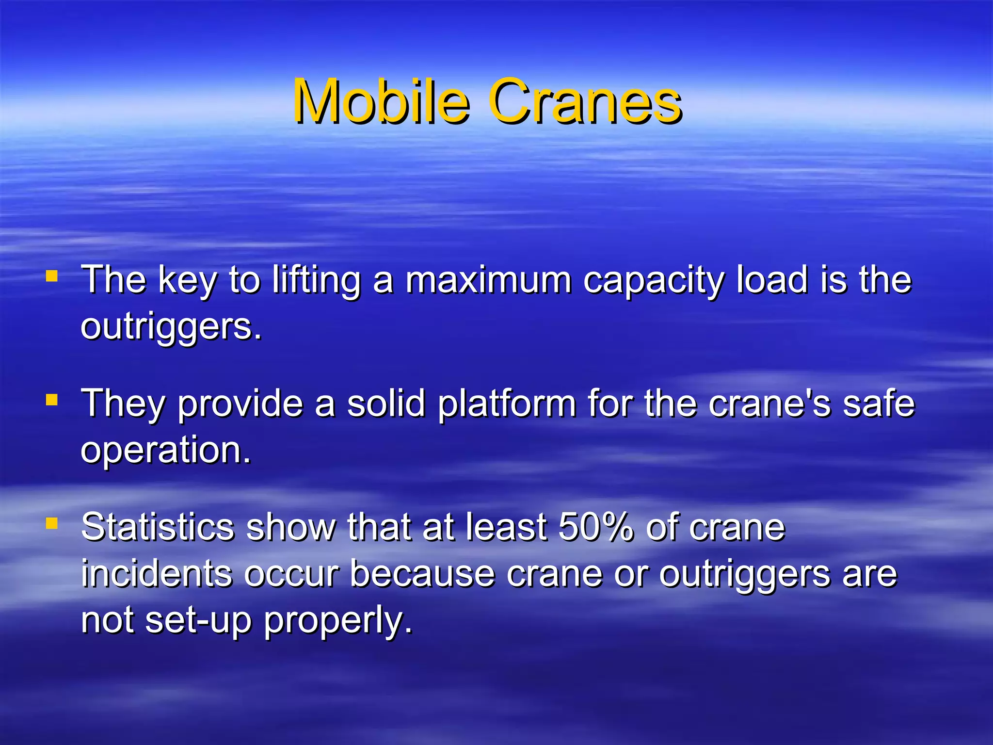 Crane Safety & Rigging | PPT
