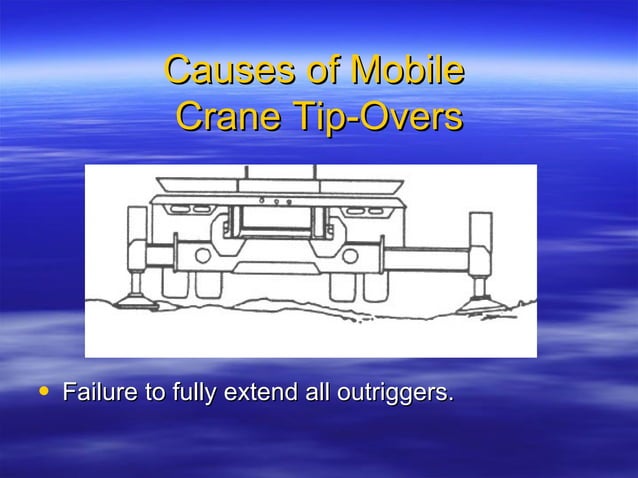 Crane Safety & Rigging | PPT | Injuries | Diseases and Conditions